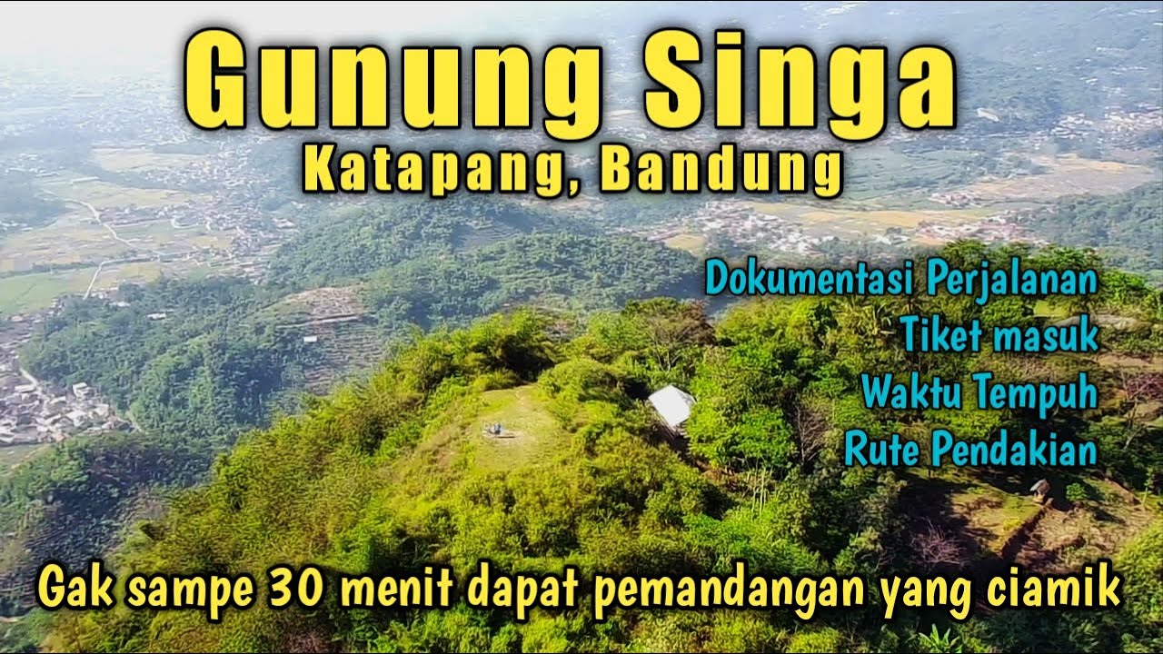 GUNUNG SINGA BANDUNG, FREE GPX MAP - YouTube