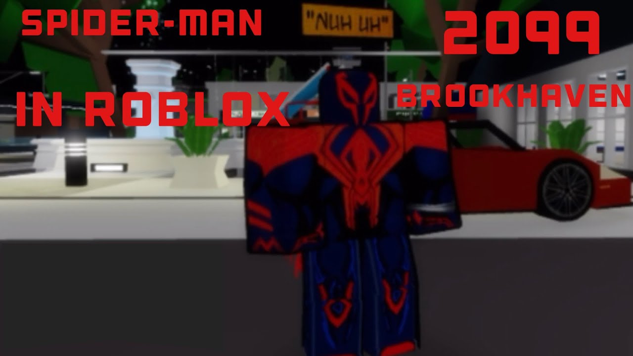 Spider-Man 2099 In Roblox Brookhaven?? - YouTube