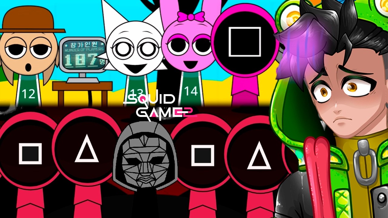 LOS SPRUNKI pero SON PERSONAJES de LOS JUEGOS DEL CALAMAR 2 (SQUID GAME ...