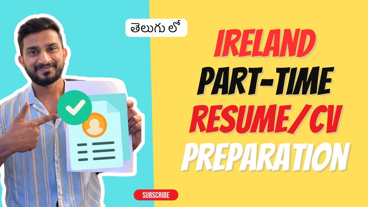 CV Tips for Ireland's Part-Time Jobs - YouTube