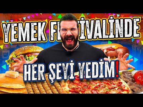 YEMEK FESTİVALİNDE HER ŞEYİ YEDİM!