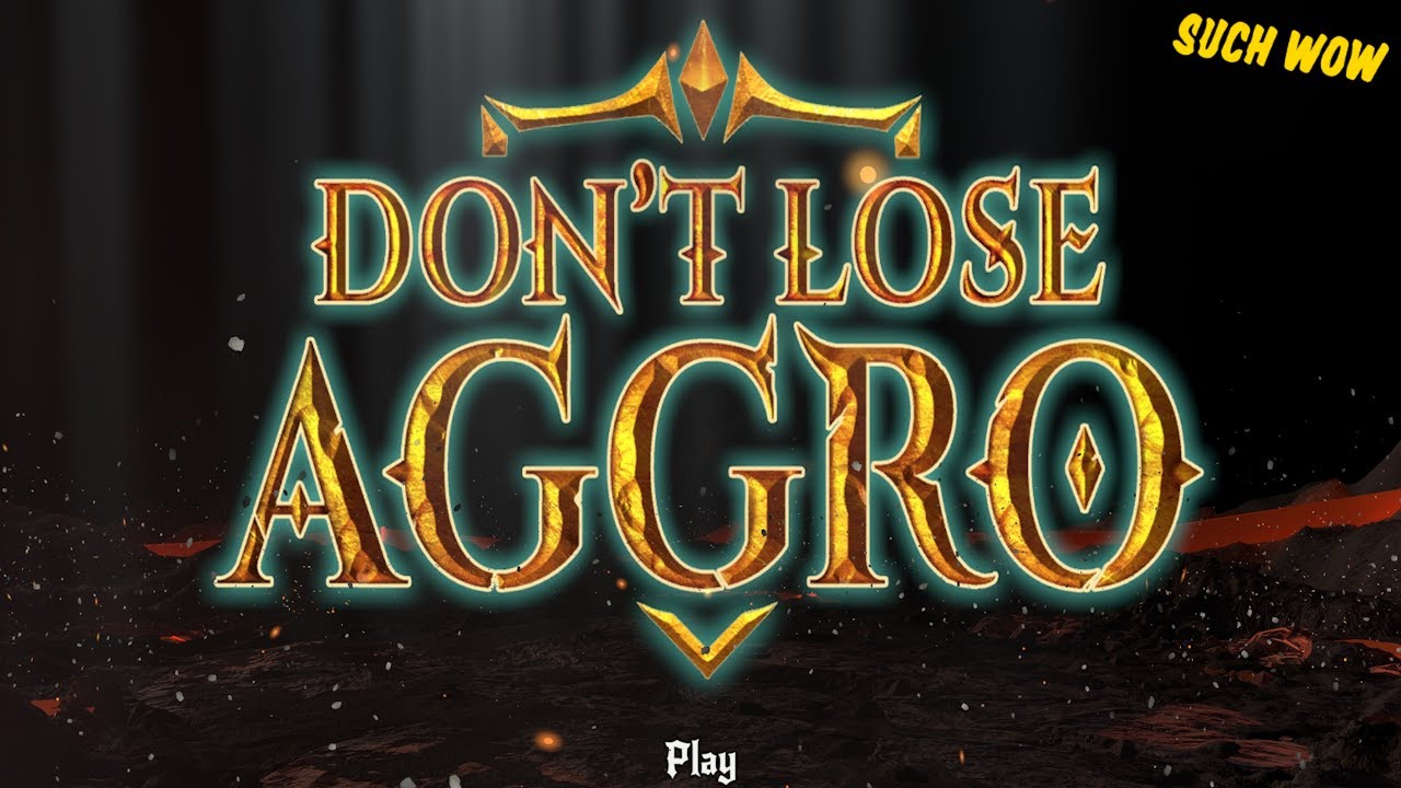 Don't Lose Aggro - If MMO Tanking was a game - 2025 - YouTube