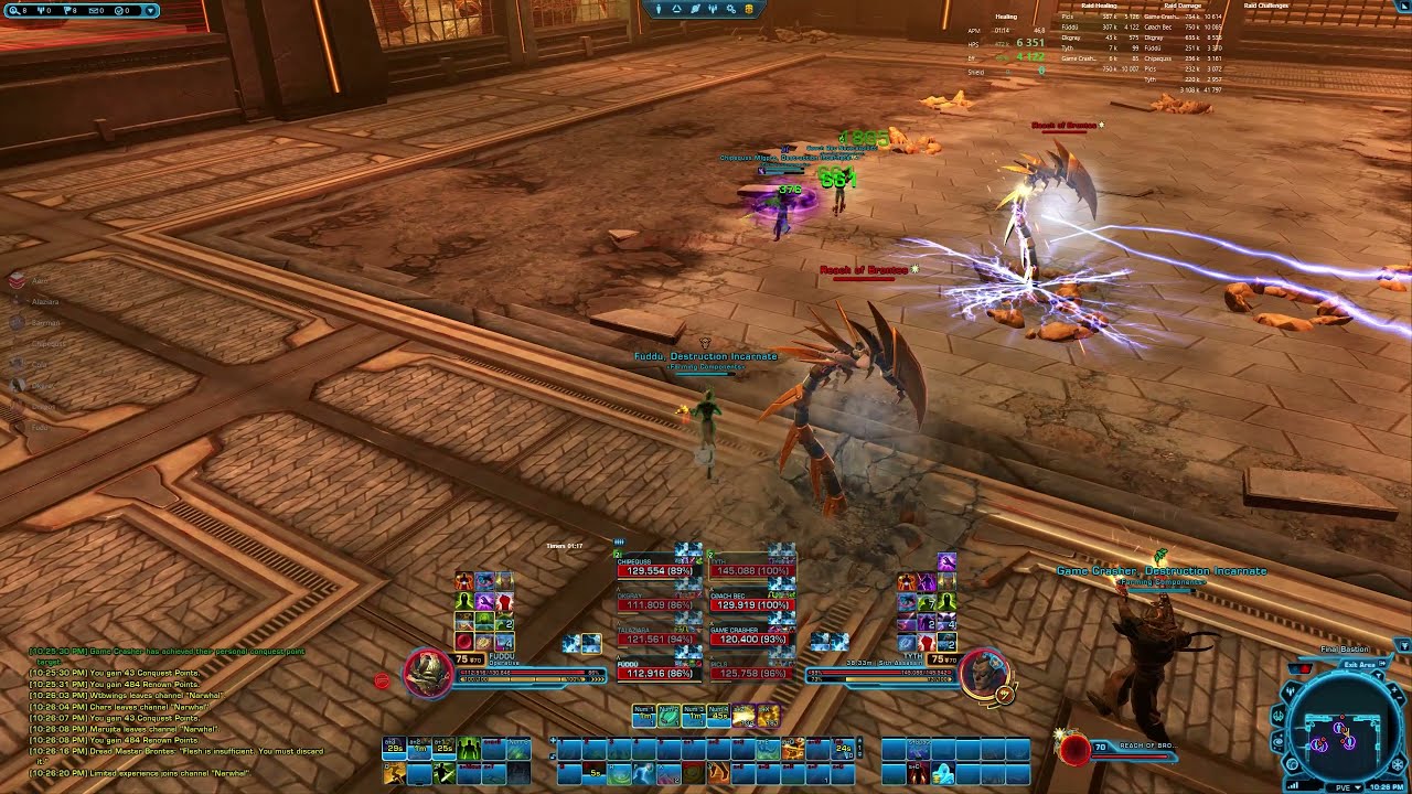 SWTOR | Farming Components | Brontes No Hands | Master Mode | Operative ...