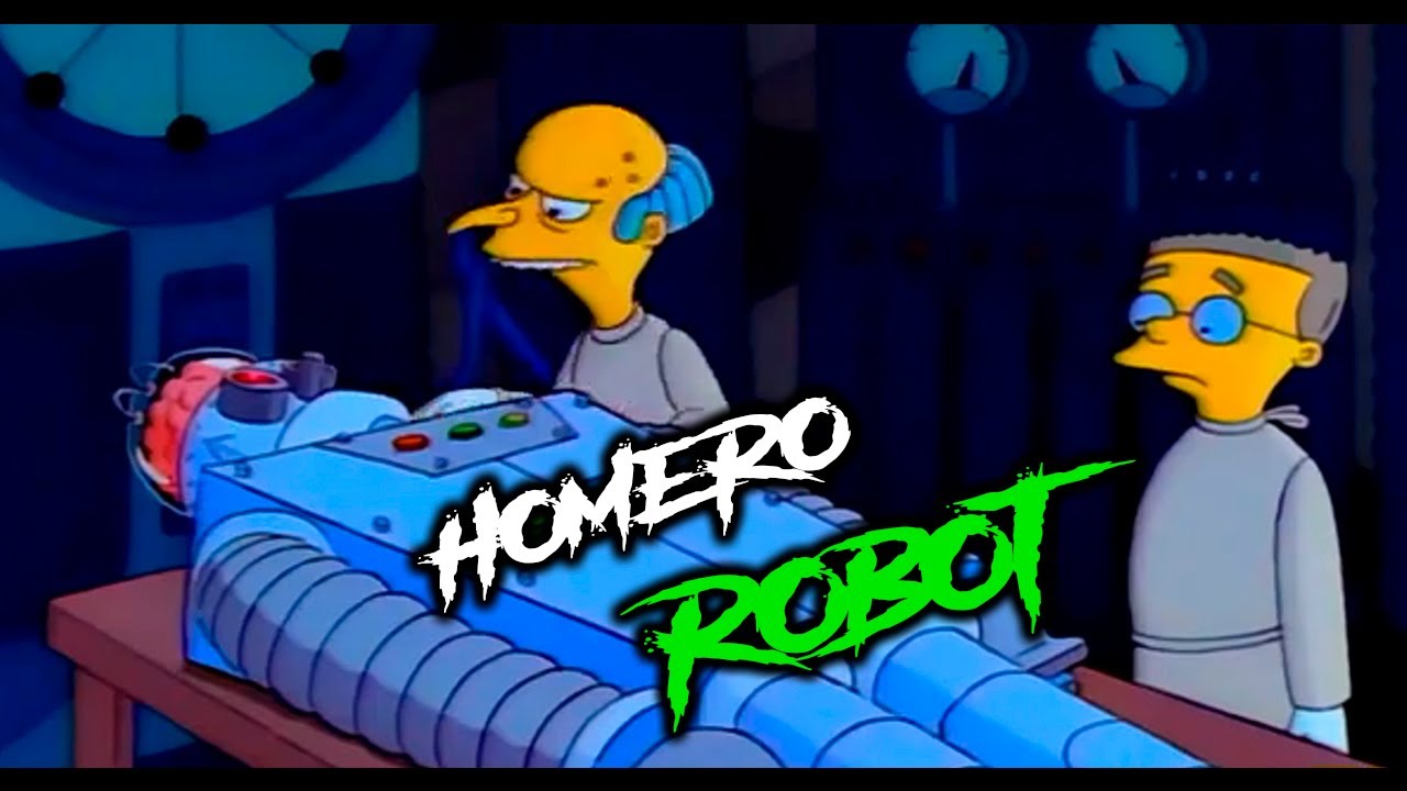 "Homero FRANKENSTEIN" - Homero se vuelve un Robot en La Casita del ...