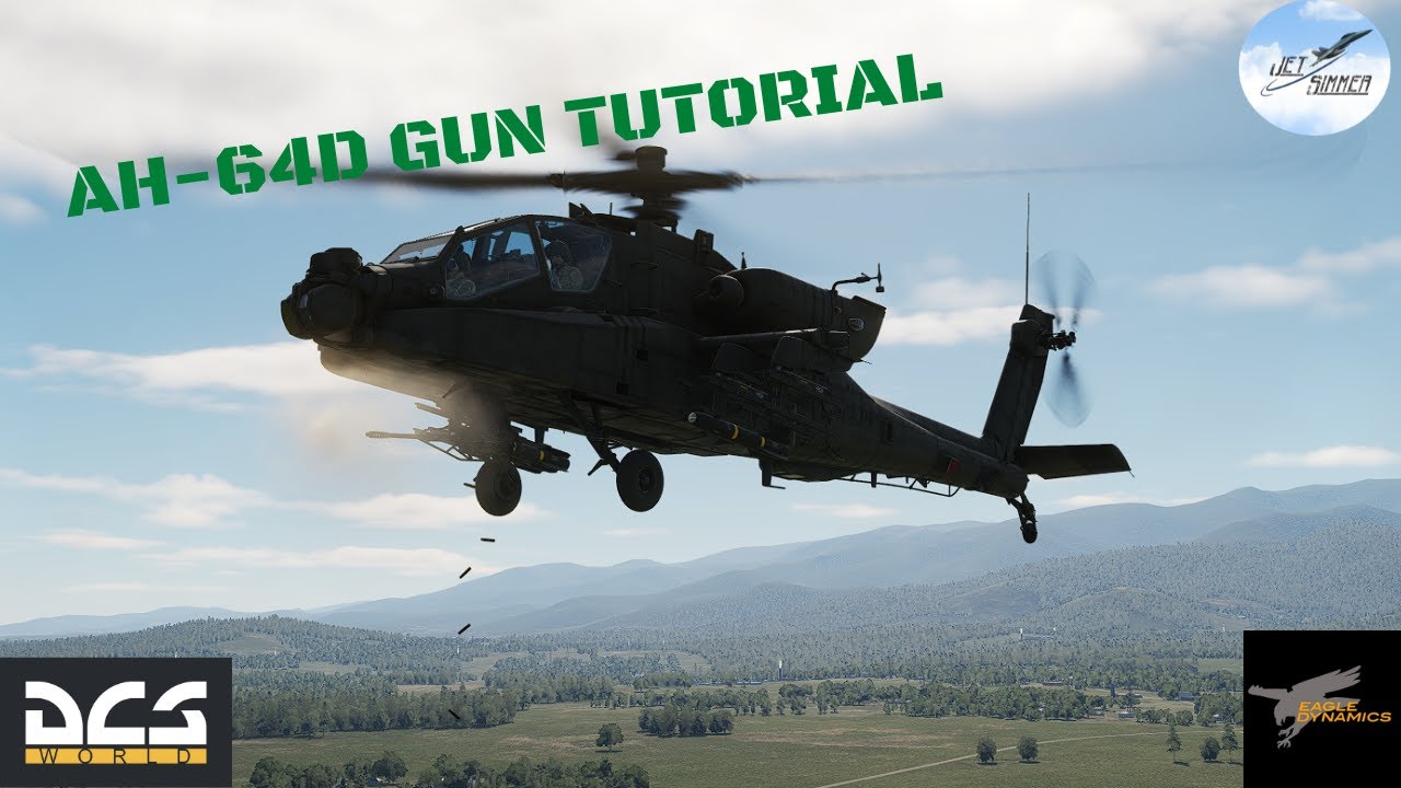 DCS AH-64D Gun Tutorial - YouTube