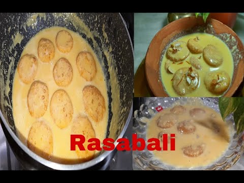 Rasabali Sweet Recipe ll Odisha Authentic Sweet Recipe From Nabosri's ...