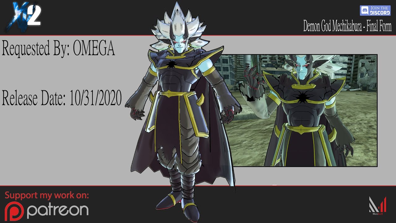 Dragon Ball Xenoverse 2 - Demon God Mechikabura (Final Form) (Showcase ...