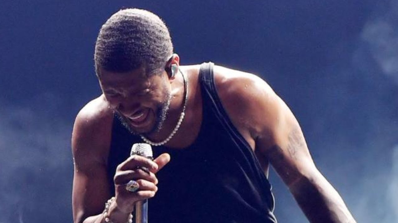 Usher Gets Emotional During Final Las Vegas Residency Performance - YouTube