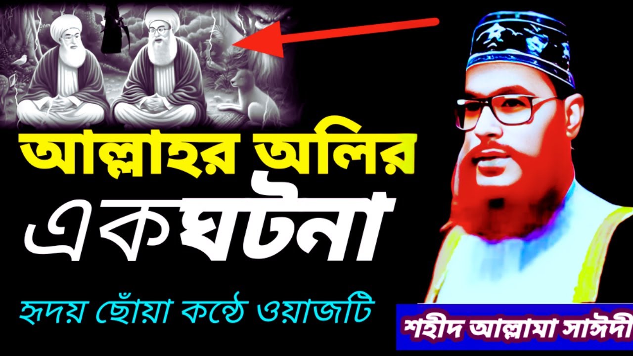 আল্লাহর অলির এক ঘটনা | Saidi Waz | bangla waz allama delwar hussain ...