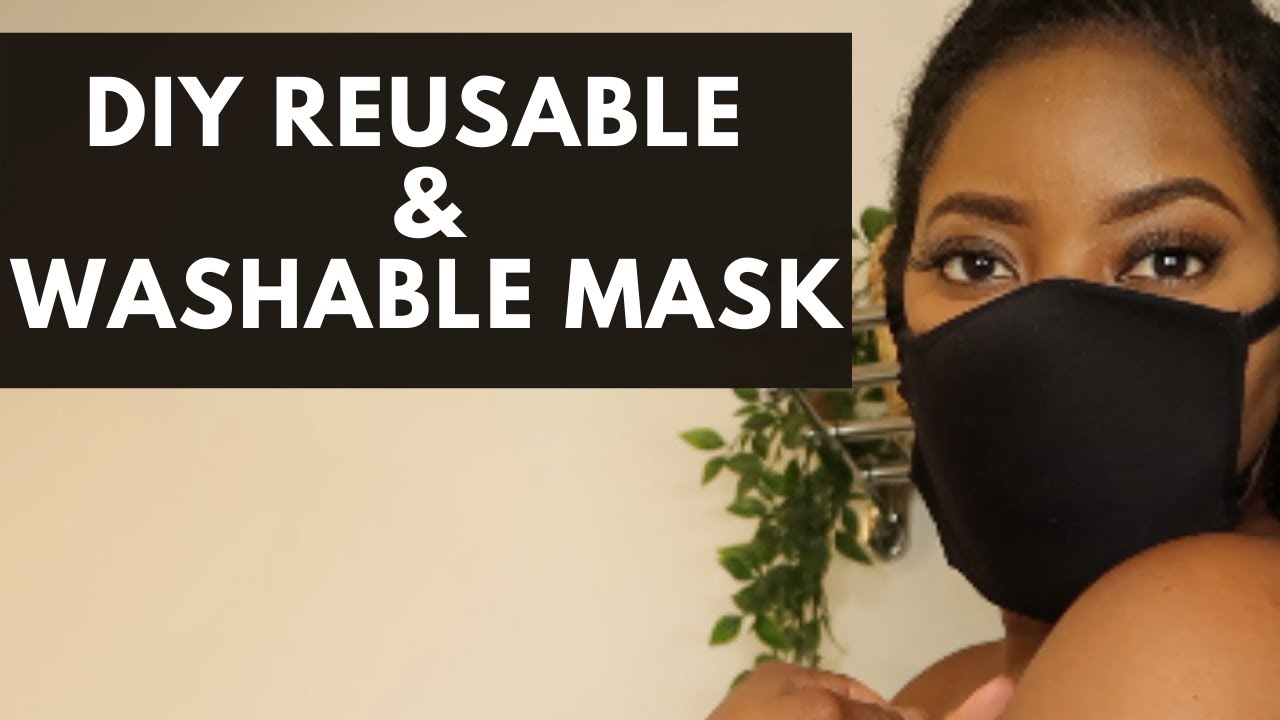 HOW I MADE A FACE MASK : AT HOME USING A FEMININE SPORTS BRA: - YouTube