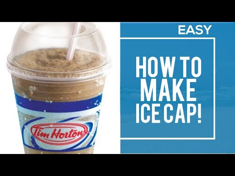 *MUST SEE!* How To Make Tim Hortons Ice Cap / Coffee Slush! At Home ...