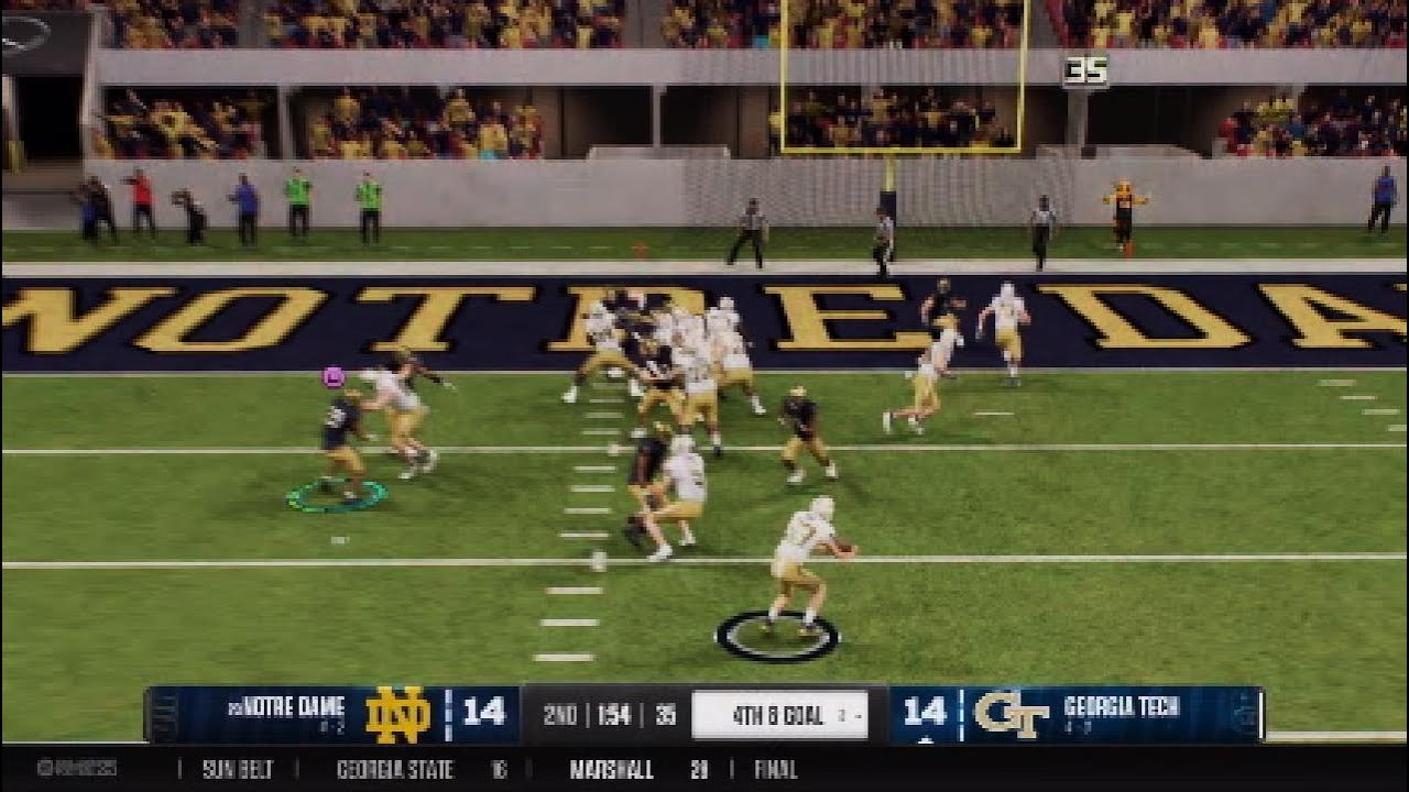 College Football 25 Fake Field Goal Touchdown - YouTube