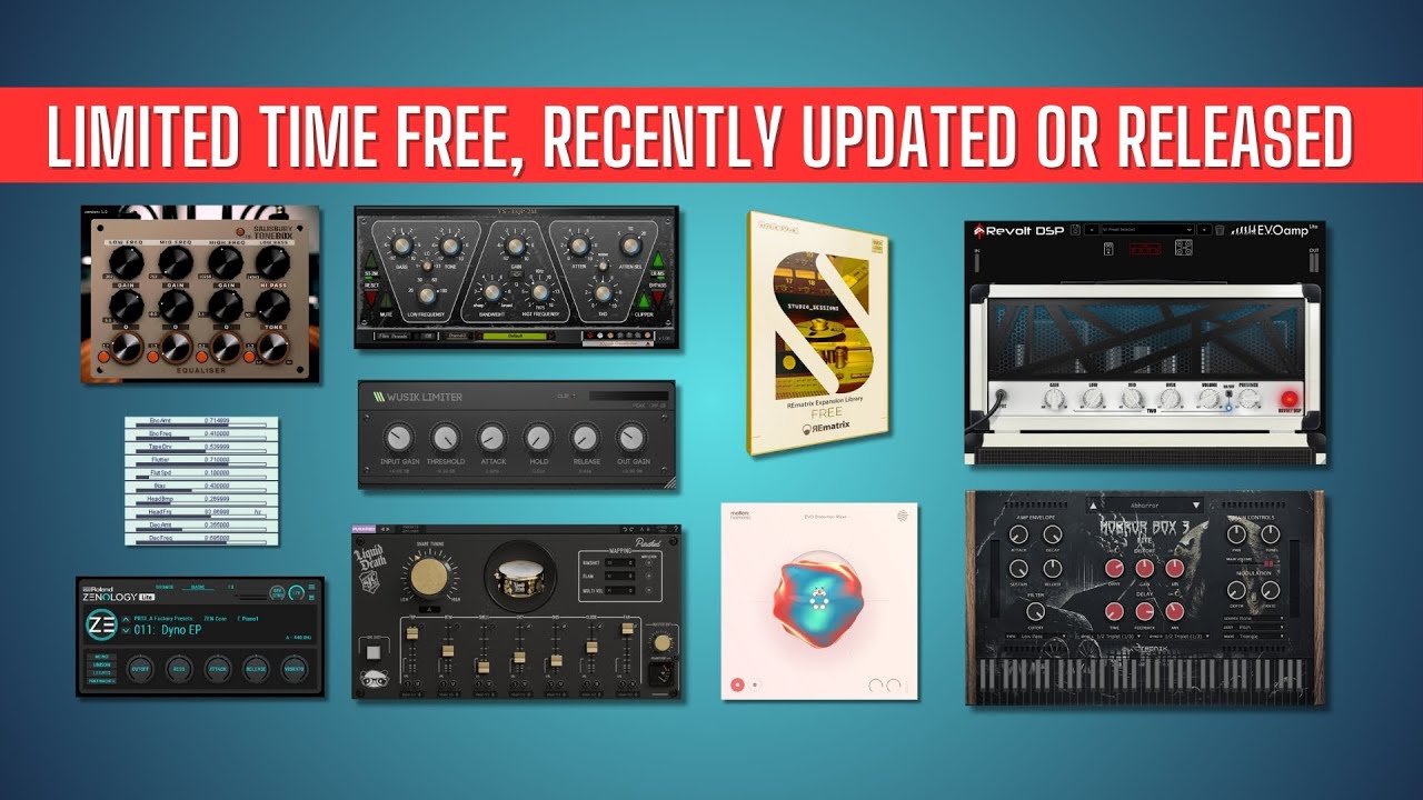 10 BEST FREE VST Plugins of This Last Week(Limited Time FREE, Recently Updated or Released ...