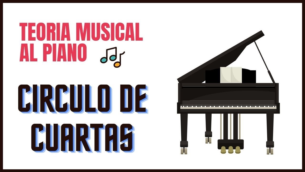 CIRCULO DE CUARTAS -Explicación al Piano- Teoría musical al piano - YouTube