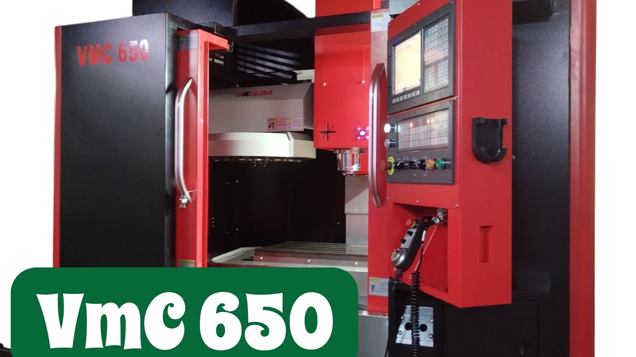 Cnc Machining Center model VMC 650 - YouTube