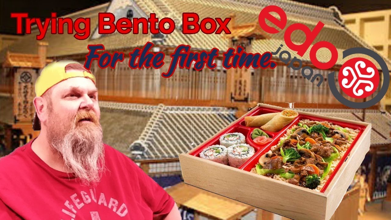 Bento Box from EDO Japan Restaurant Trying for the first time. - YouTube