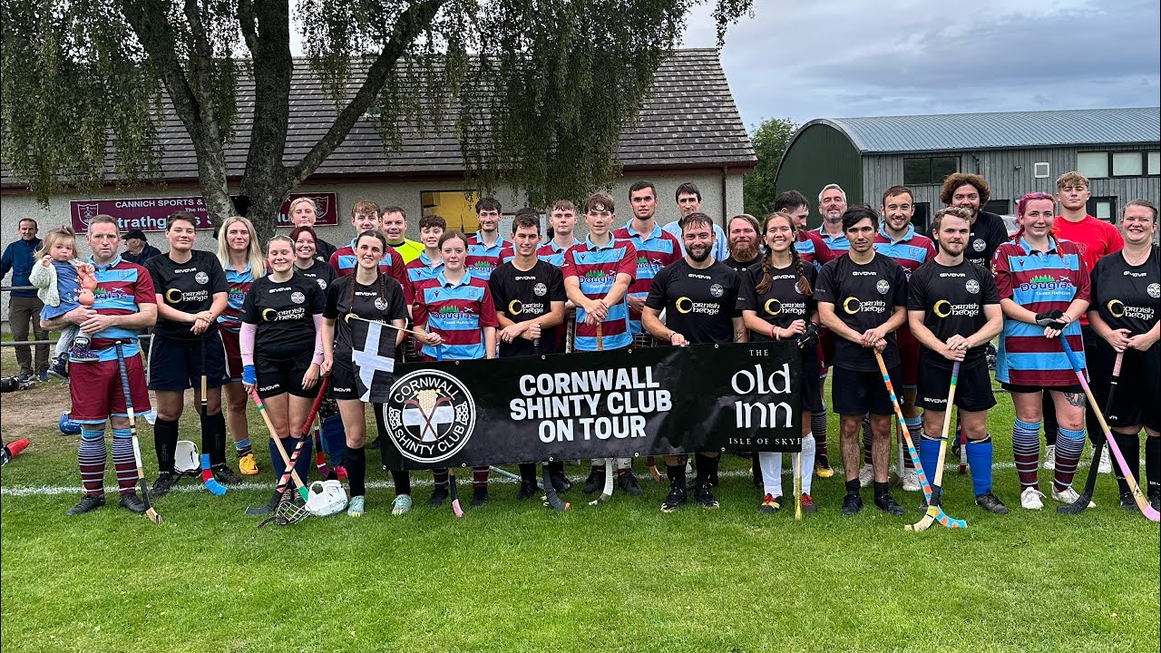 Cornwall Shinty Club visit the Historic Home of Shinty, Strathglass ...