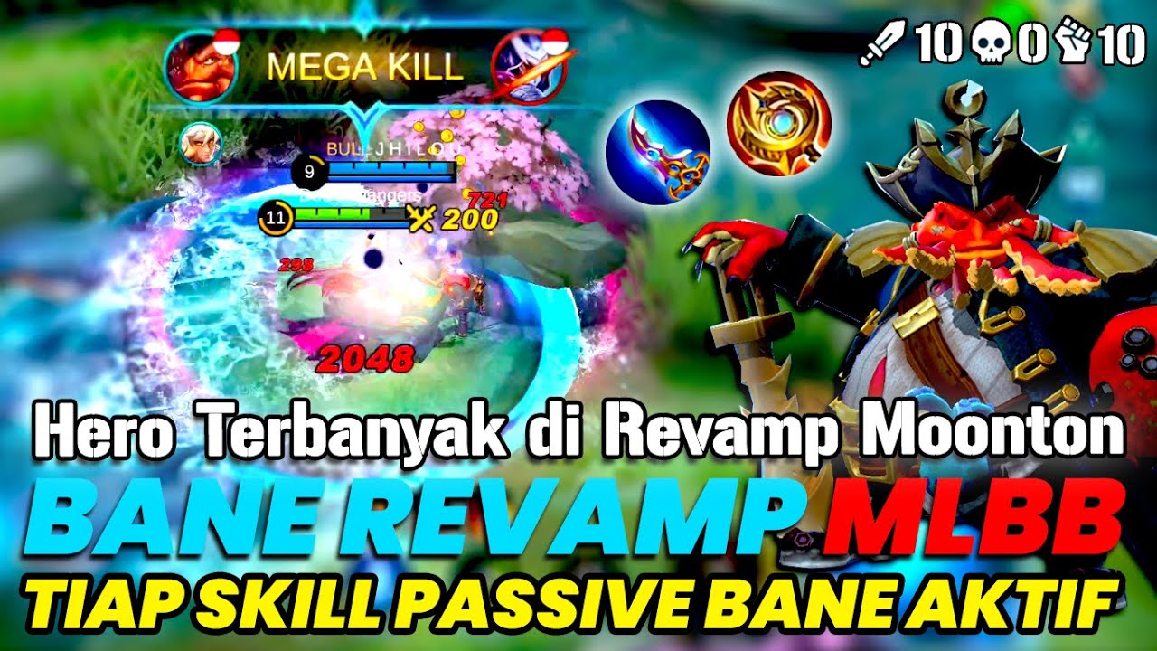 BANE REVAMP | WAJIB LIAT PASSIVE BARU BANE DAN SKILL BARU BANE! HERO ...