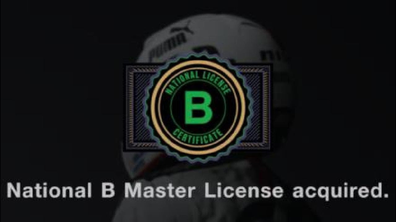 National B Master License - YouTube
