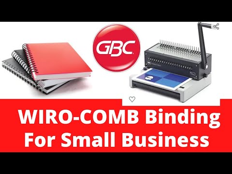 #combbind #wirebind #spiralbind #GBC Best Binding machine for Small ...