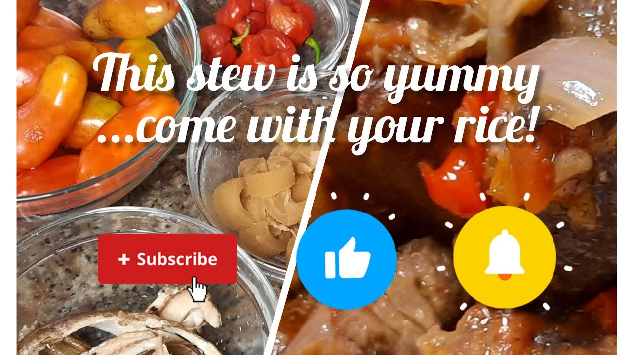 How i make my local stew with locust bean(iru). #yoruba - YouTube