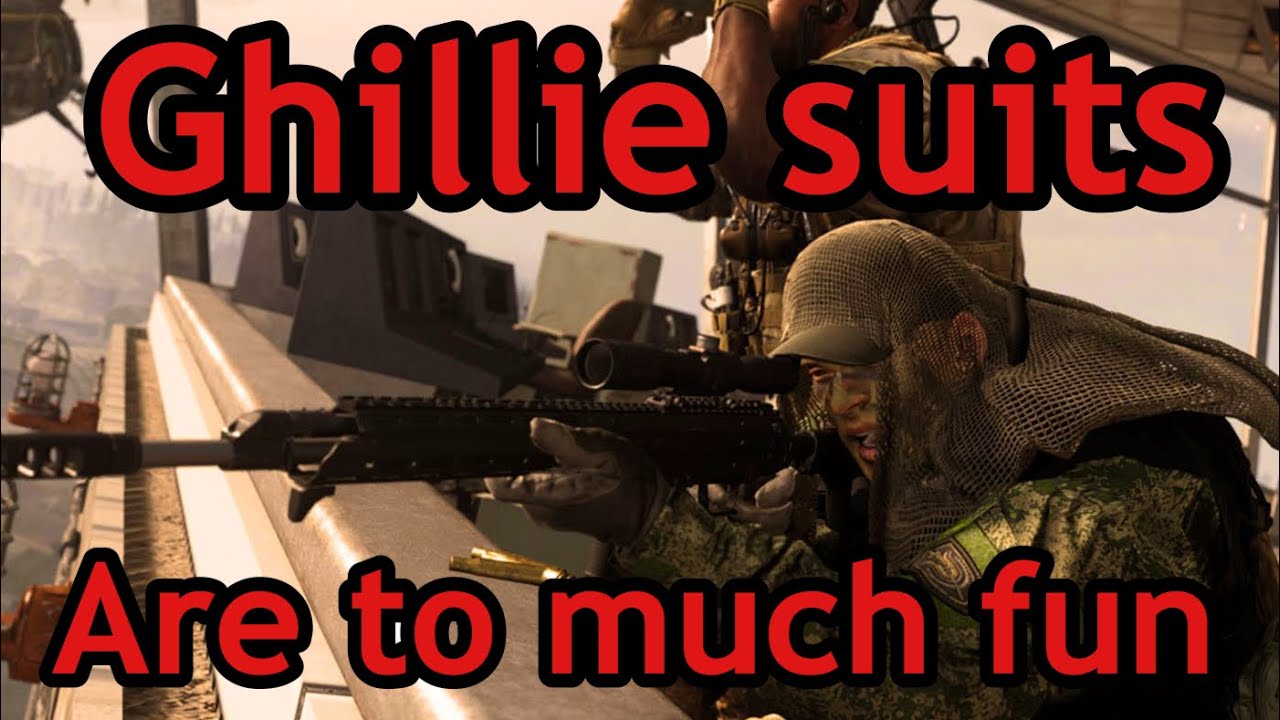 Ghillie Suits in CoD WARZONE Are To Much Fun - YouTube