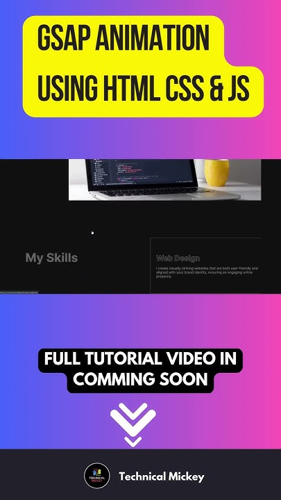 The Future of Web Design: GSAP Animation - YouTube
