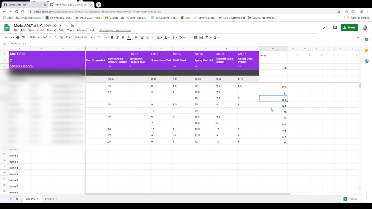 Mark Exports and Spreadsheets in Google Classroom - YouTube