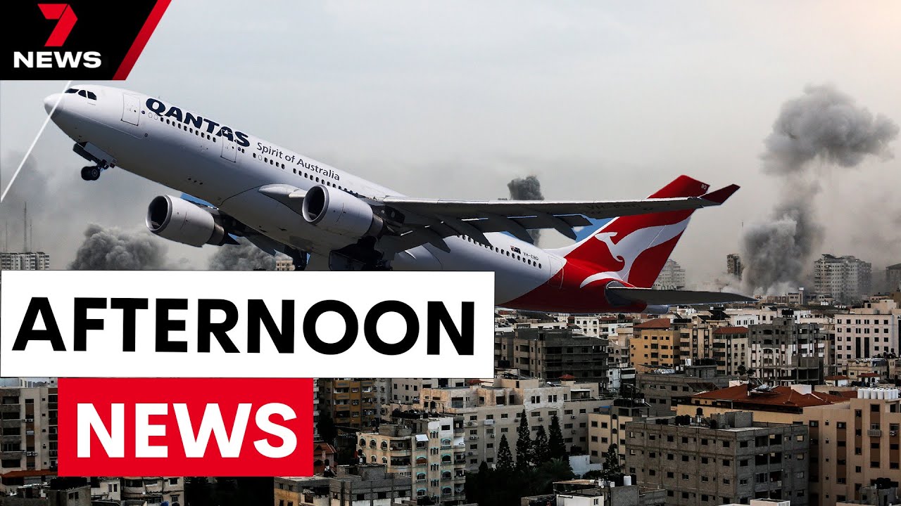 Israel retaliation anticipation, Qantas flight turns back | 7NEWS - YouTube