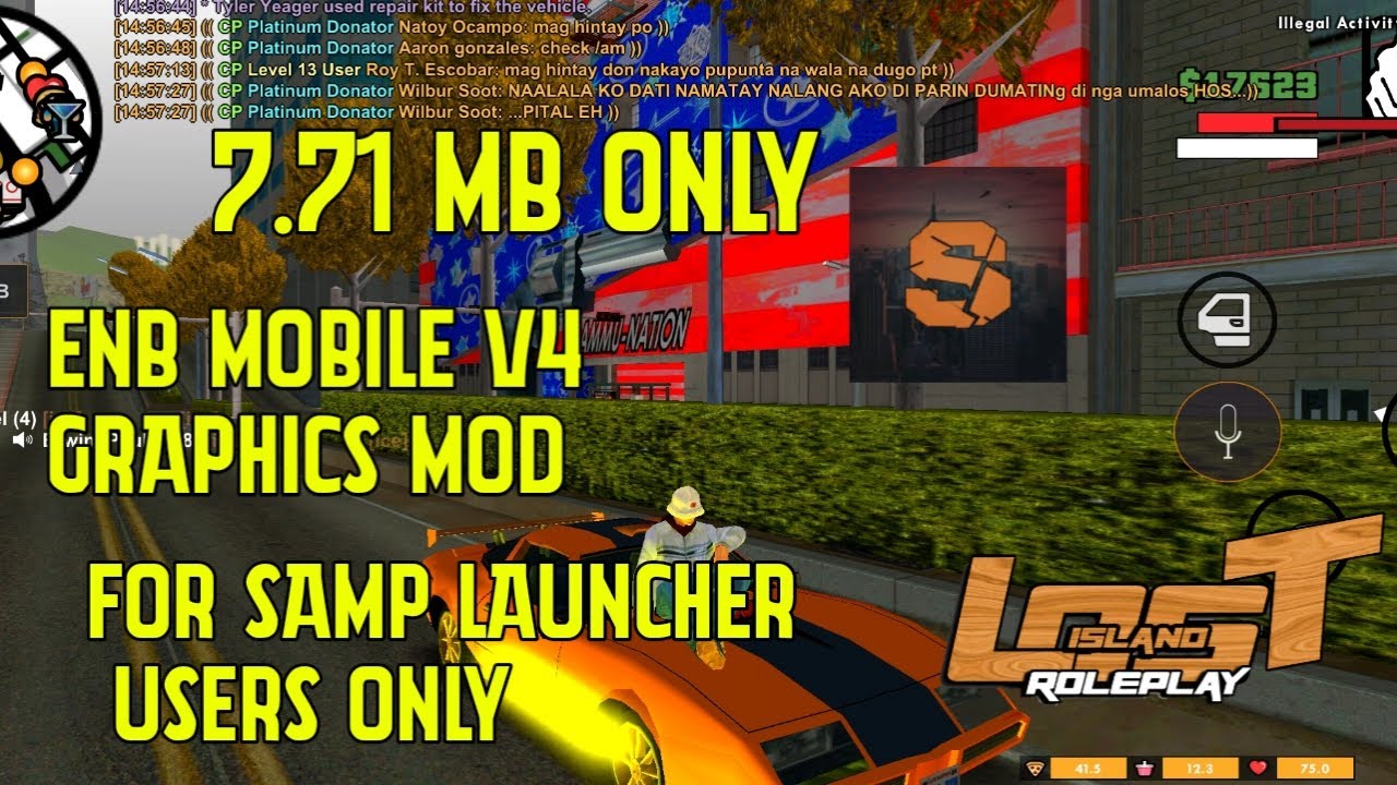 Gta San Andreas Graphics Mod For Samp Launcher+Tutorial|ENB MOBILE V4 ...