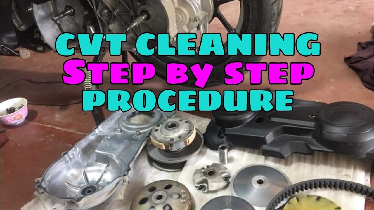Cvt Cleaning | step by step procedure for aerox 155 - YouTube