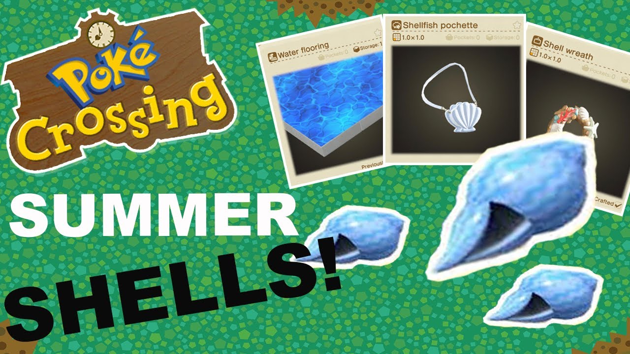 All Things Summer Shells! (Animal Crossing New Horizons) - YouTube