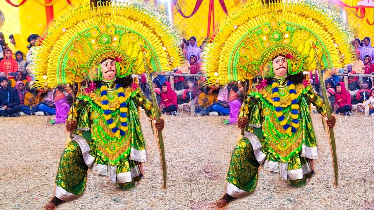 নতুন পোশাক নতুন মুখোশ রাজা নাচ | Duryadhan Mahato Chou Nach| Purulia ...