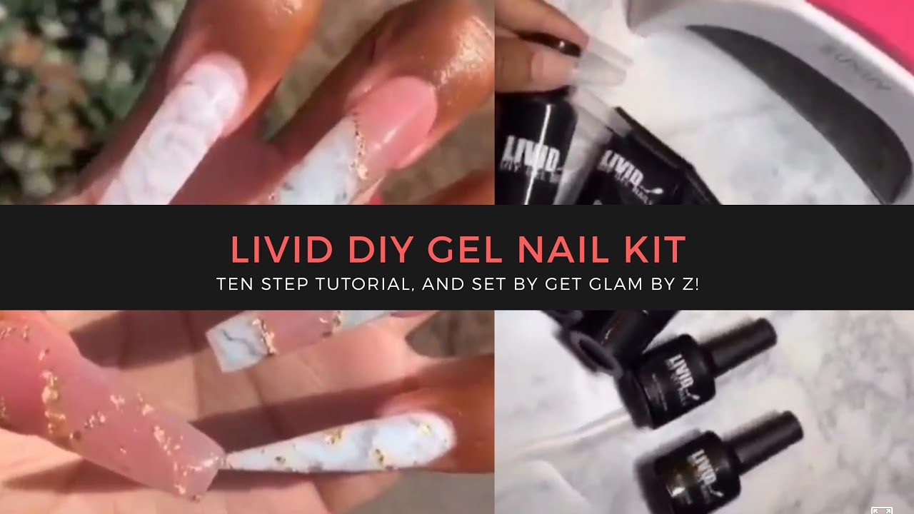 LIVID DIY POLYGEL NAIL KIT | 10 EASY STEPS to DIY Polygel Nails with ...