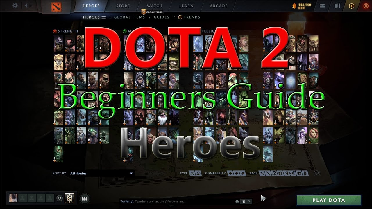 Dota 2 Beginners Guide [Heroes 7.33] Level, Skills, Talents 2023 - YouTube
