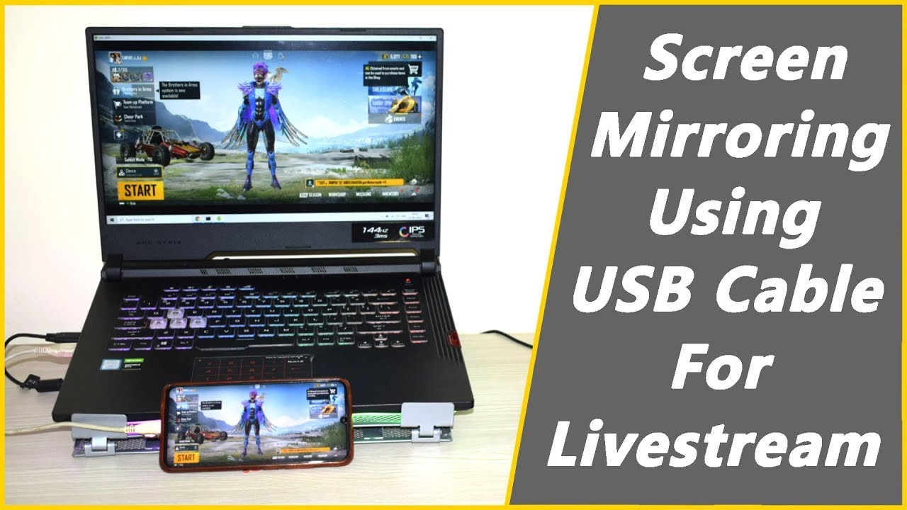 How To Mirror Android To PC With Audio | No Delay | No Watermark | Live ...