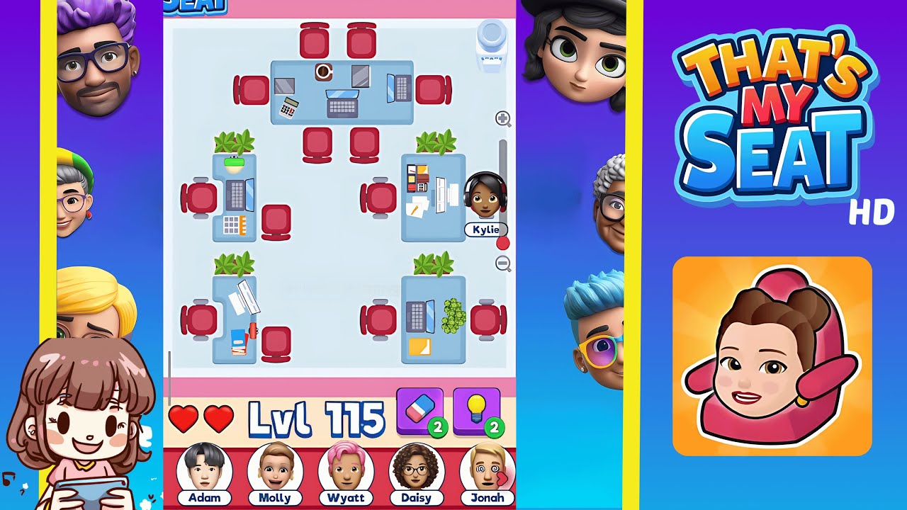 That's My Seat level 115 Solution Walkthrough - YouTube