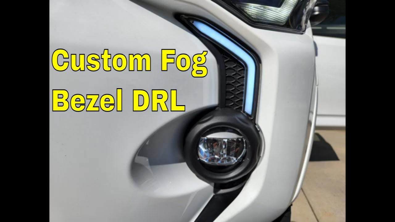 LED Fang Lights Installed...Cool Custom Look! - YouTube