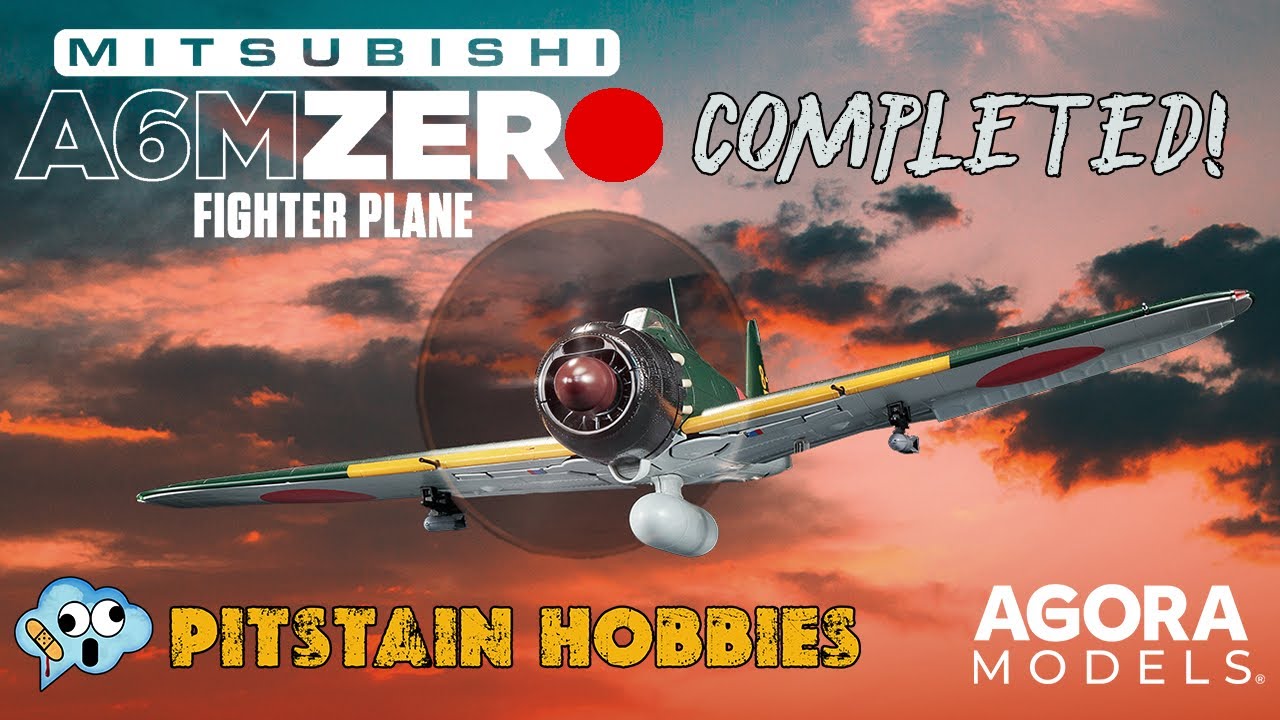 Agora Models 1:18 scale Mitsubishi A6M Zero Fighter partwork kit pack ...