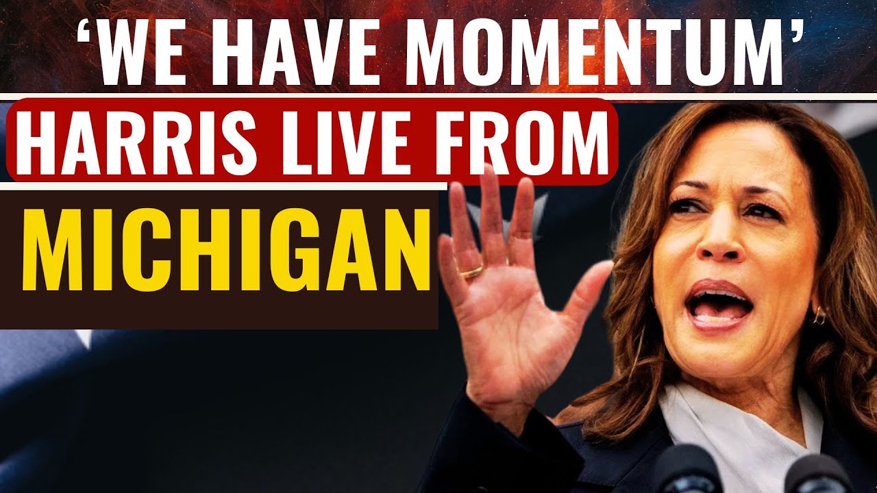 Live Kamala Harris From Michigan | US Elections News Updates| Harris Vs ...