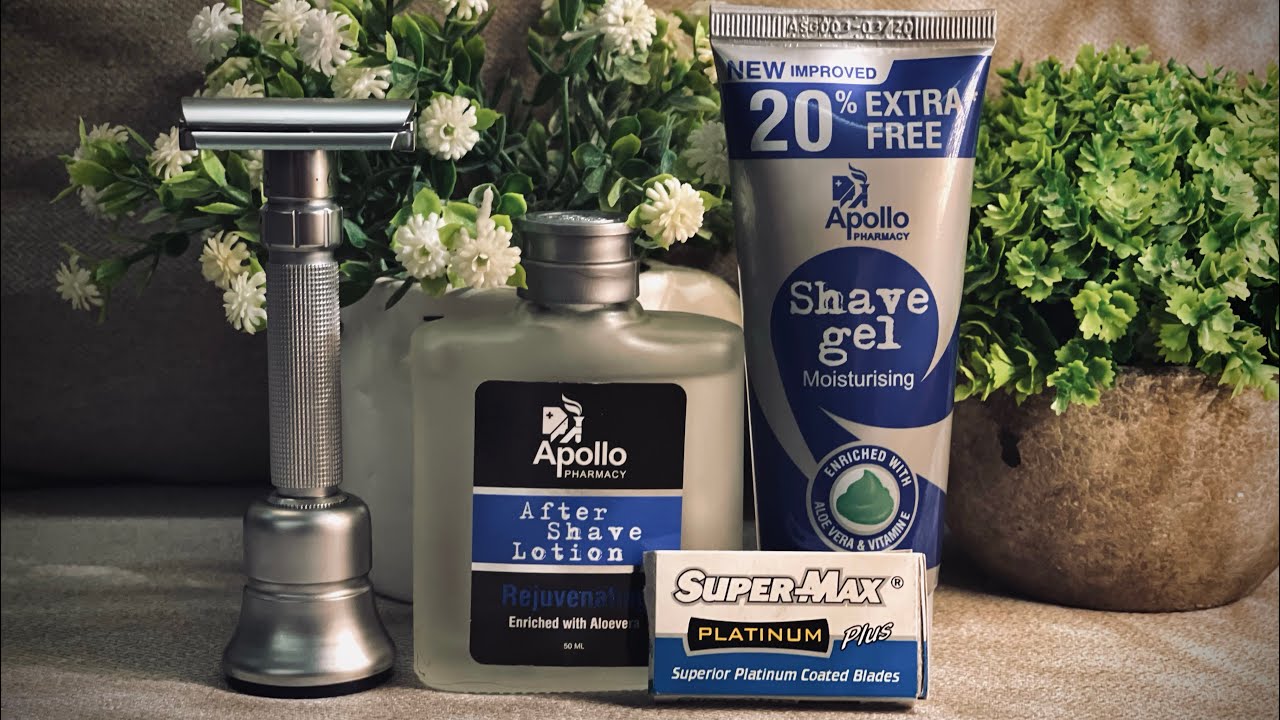 Apollo Pharmacy Shaving Gel & Aftershave Lotion Review. Vlog#72 - YouTube