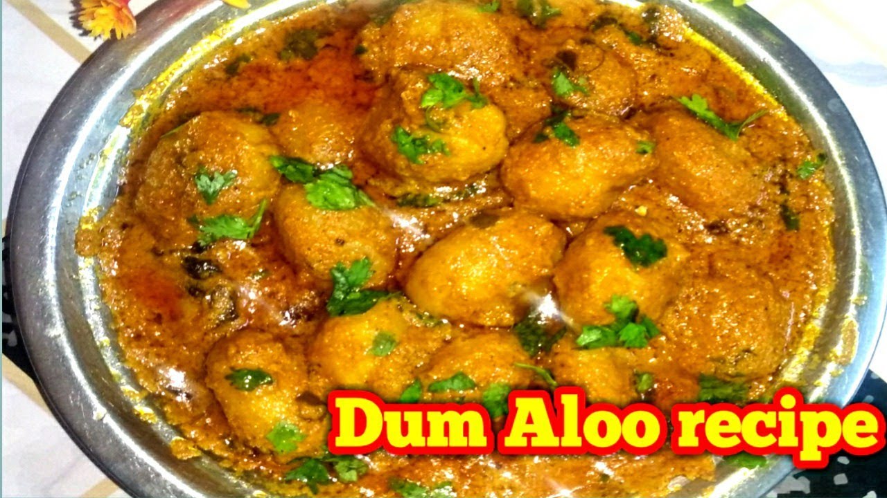 Dum Aloo recipe | Kashmiri style mein | how to make dum aloo | dum aloo ...