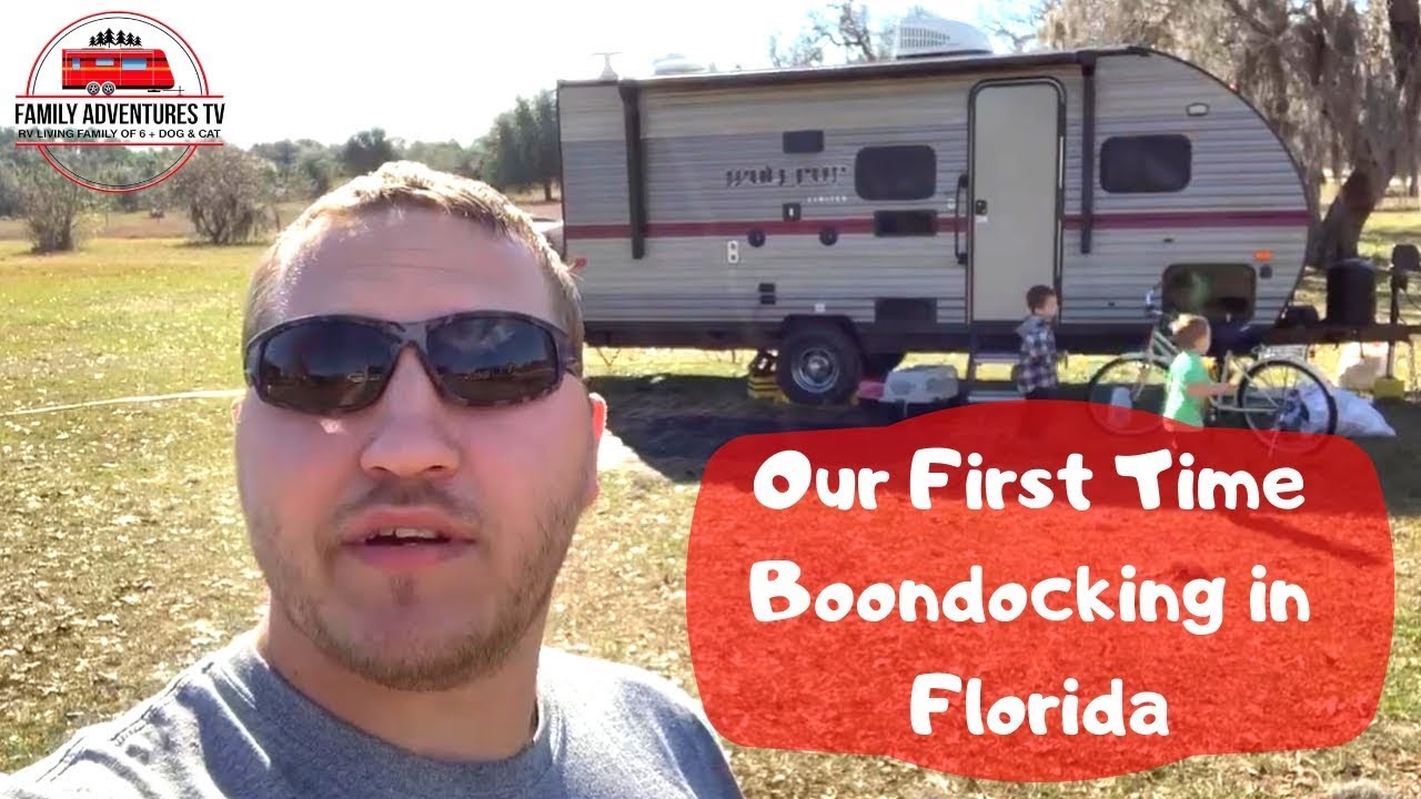 Free Boondocking in South Florida for the First Time - Family of 6 ...