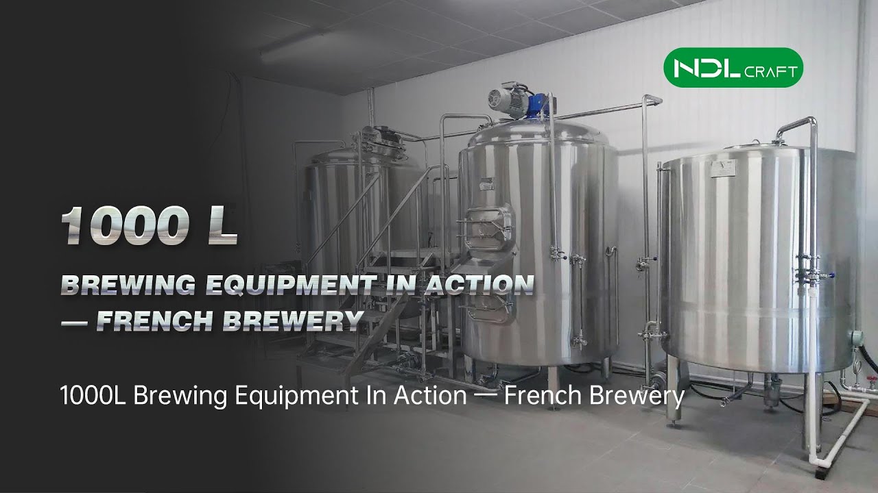 1000L Brewing Equipment in Action | NDL CRAFT - YouTube