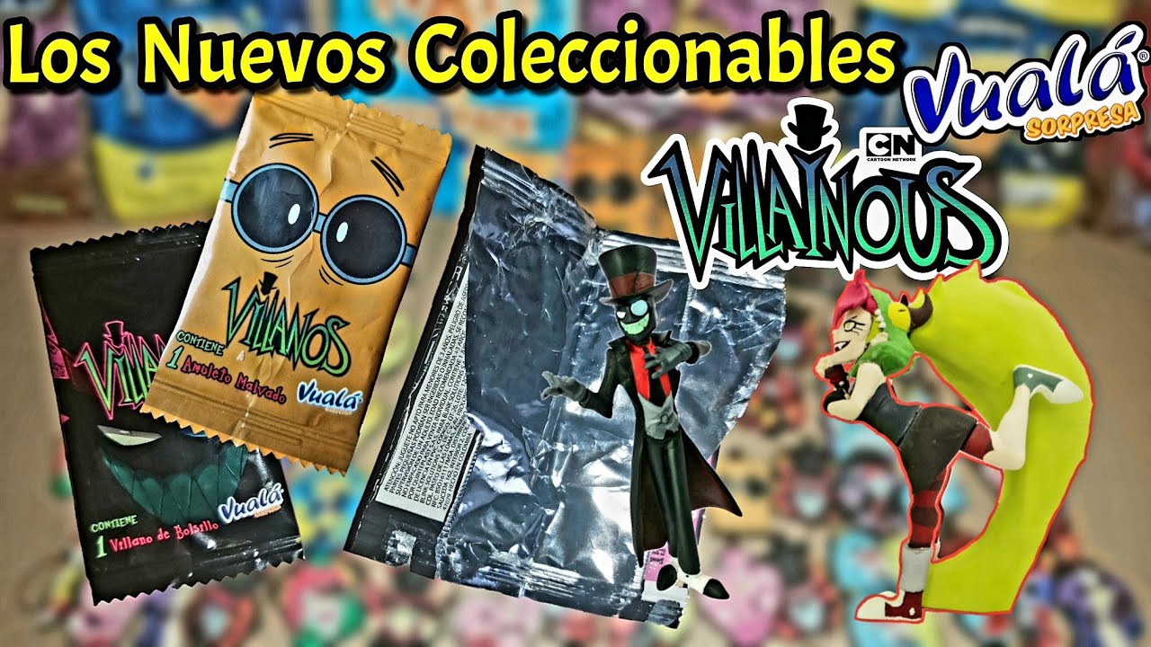 Los Nuevos Toys Vualá Sorpresa Villanos de cartoon network Vuala BOLD ...