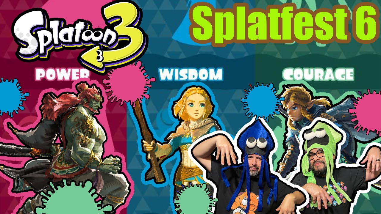 Splatoon 3 - Zelda X Splatoon - Splatfest 6 - YouTube
