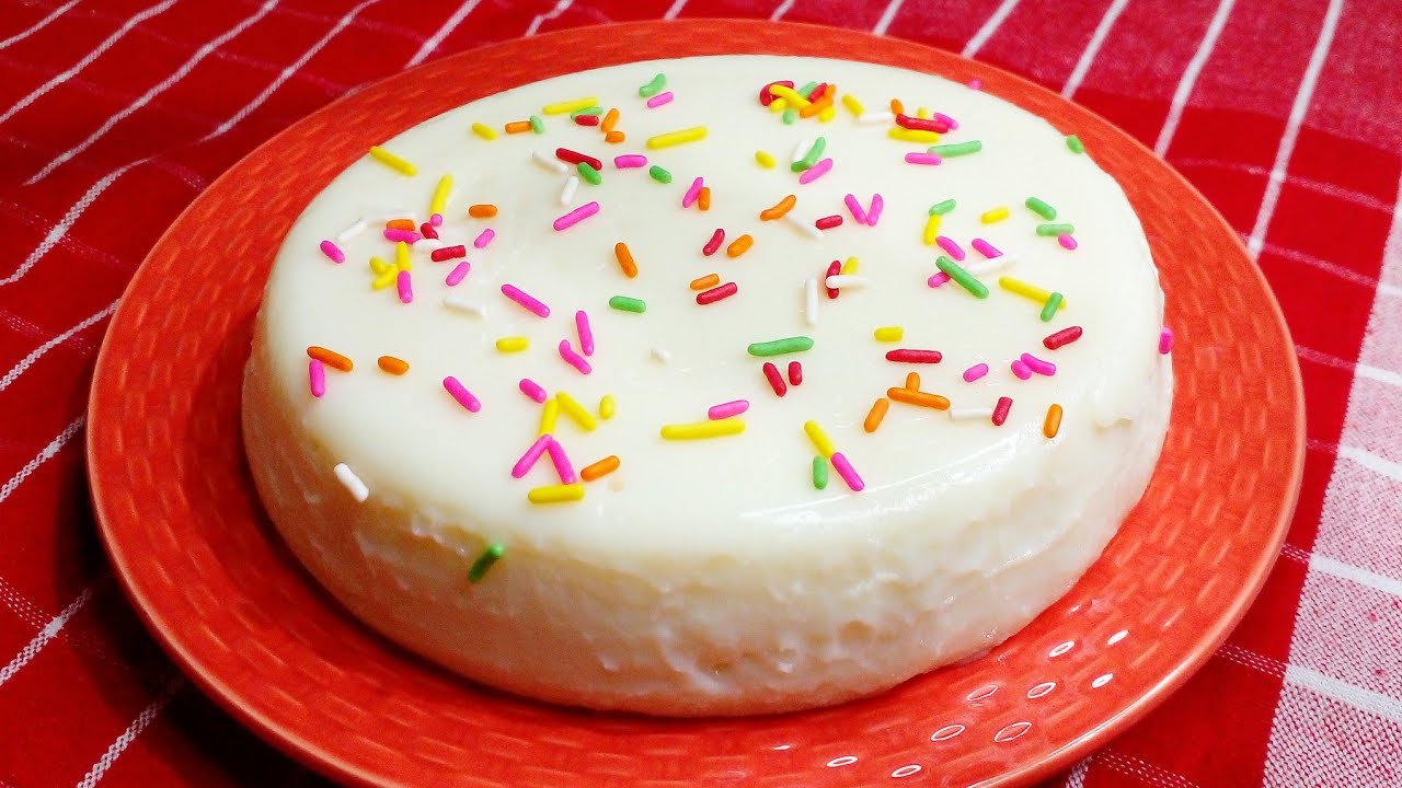 A simple eggless white pudding - YouTube