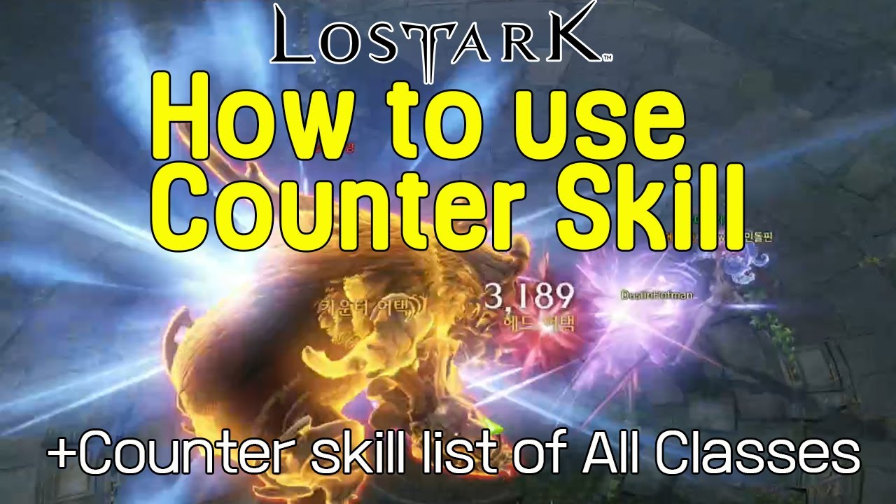 How to use counter skill - YouTube