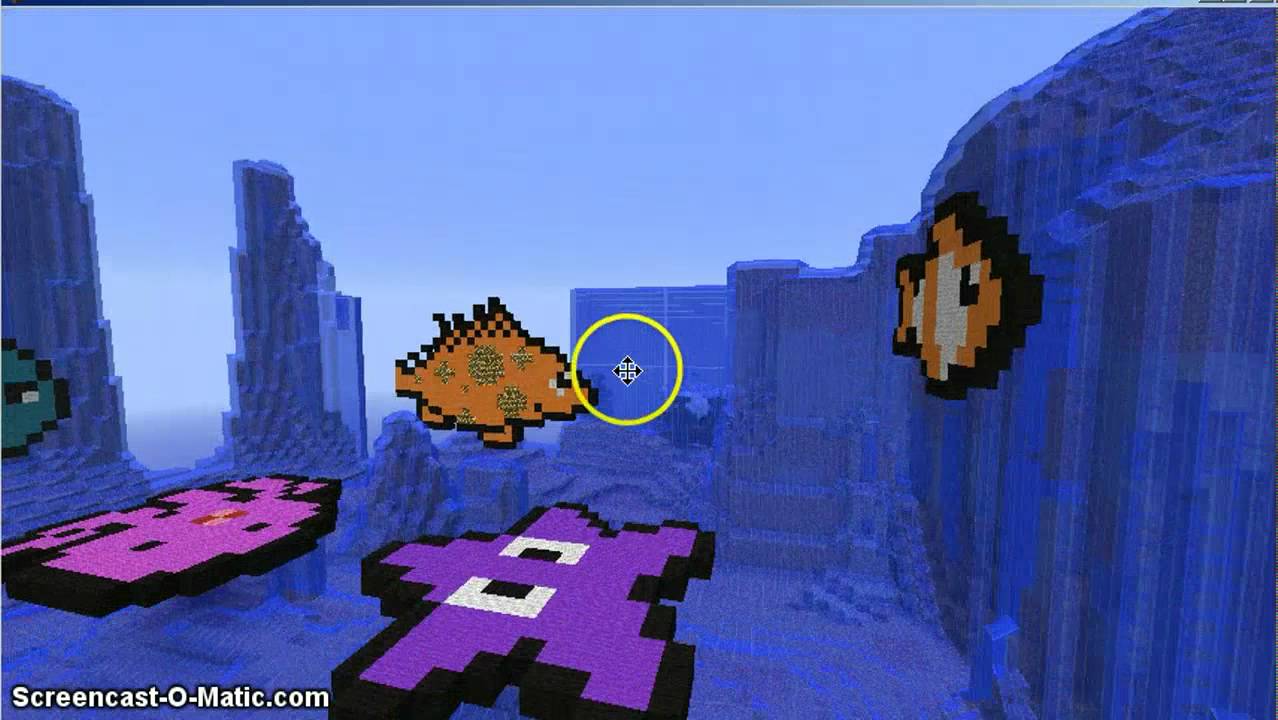 Minecraft Water Pixelart - YouTube