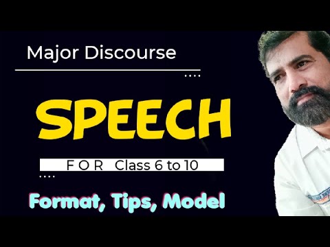 Major Discourse - Speech || Discourses in English || Important Discourses in English ||10th class
